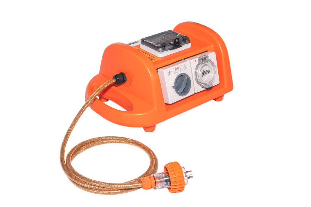 240V portable socket outlet assemblies by Bosbox®